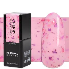 Rubber Base HD Cherry Flakes 15ml | Passione Beauty